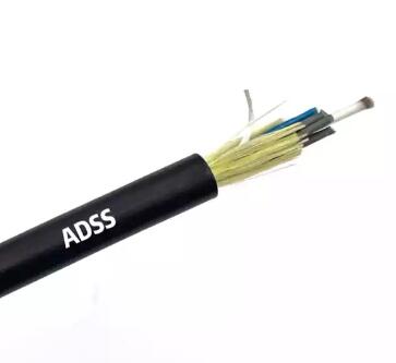 Waterproof Fiber Optic Cable ADSS 48 96 Core Aerial Single Mode 100/200 ...