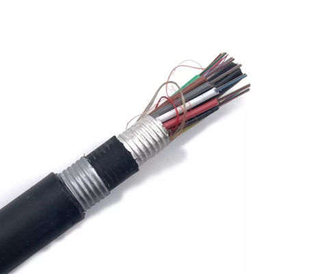 Direct Burial Fiber Optic Cable GYTA Armoured Single Mode 144 Core ...