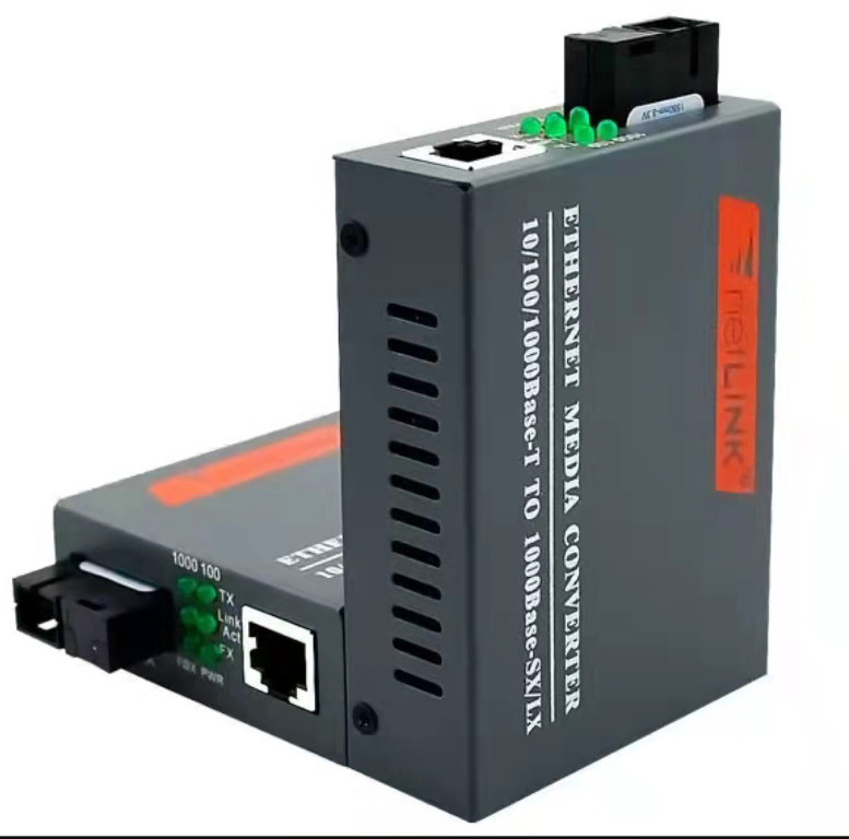 Gigabit Optical Fiber Transceiver 20KM 1310nm 1550nm HTB-GS-03A/B ...