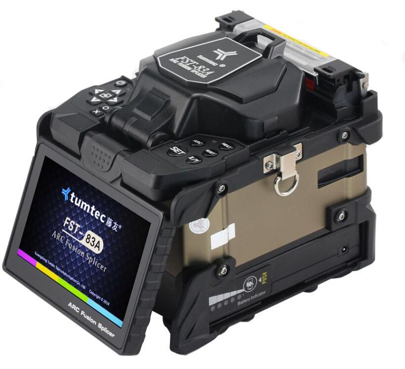 FST-83A Optical Fiber Fusion Machine 6 Motor Splicing Time 6 To 12S ...