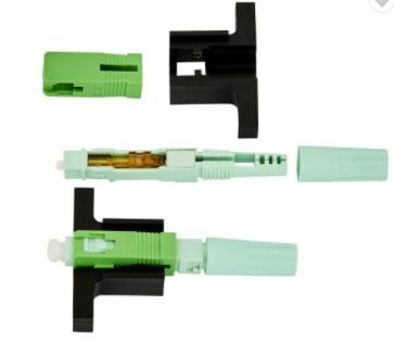 FTTH Fiber Optic Fast Connector , Sc Apc Fiber Connector 45dB