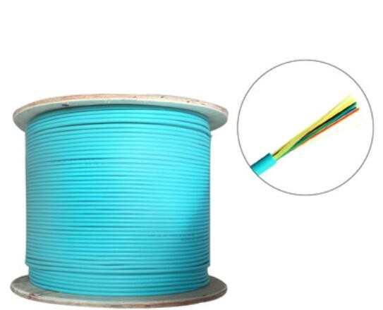 Multimode 4 Core Optical Fiber Cable 10G OM3 Indoor Engineering Telecom ...