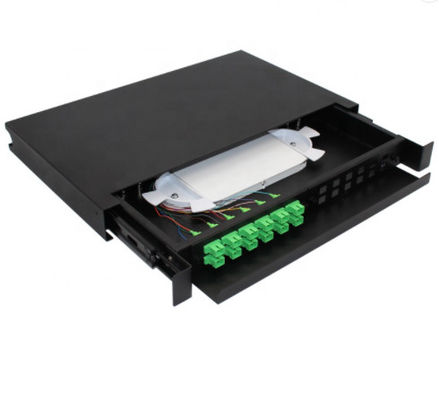 24 Port FTTH OTB Rack Fiber Patch Panel ODF Data Center FTTX