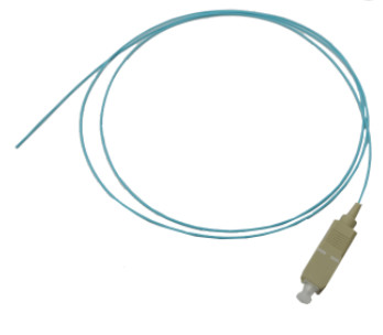 OM3 Pigtail Multimode Sc , PVC Pigtail Fiber Optic Cable